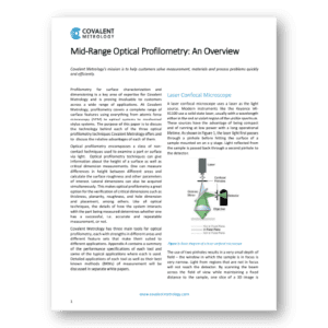 Mid-Range Optical Profilometry Overview | Covalent Metrology
