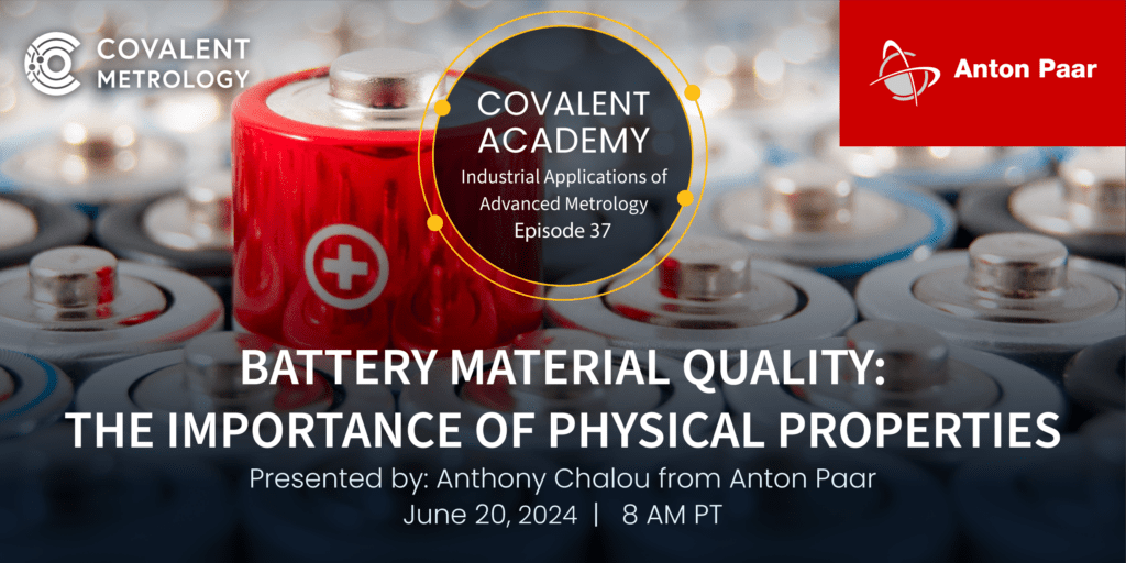 Webinar Event: Battery Material Quality: The Importance of Physical ...